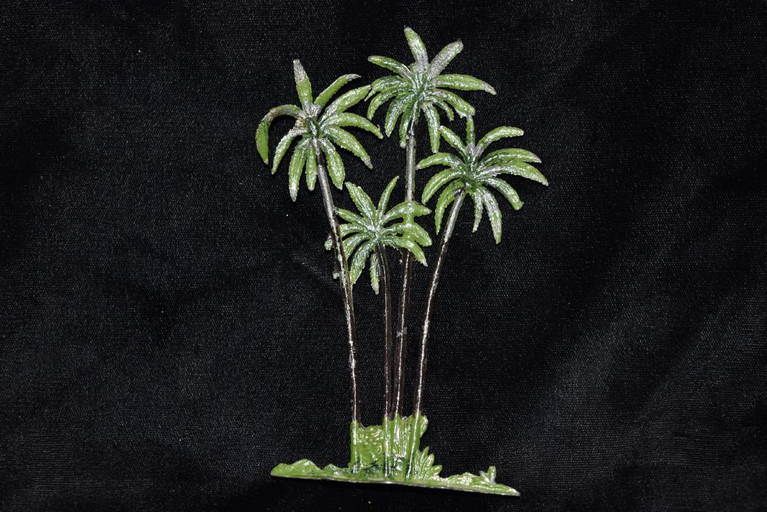 Lead/tin Palm Tree Toy England Early 20th Century