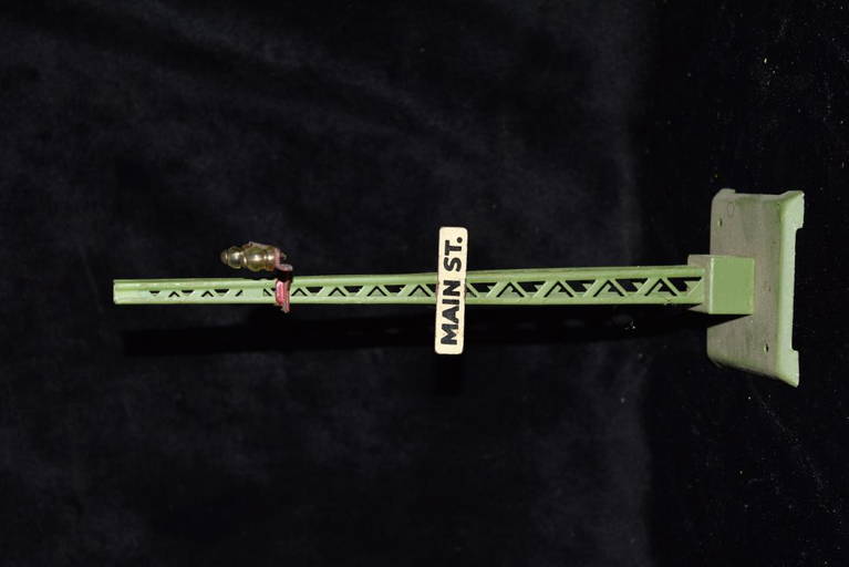 Lionel Trains Metal Powerline Tower With Main St Sign