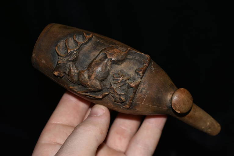 Exceedinly Rare Burl Wood Stag Pipe Intricatley Carved - Aug 11, 2019 ...