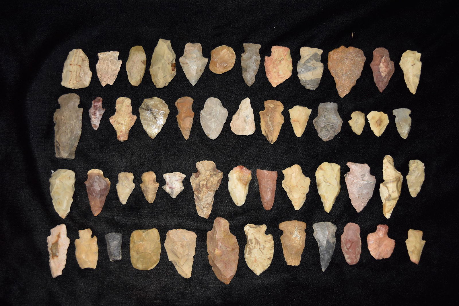 Lot Of Approx 50 Arrowheads Found In Arkansas Donnie Oct 20 2019