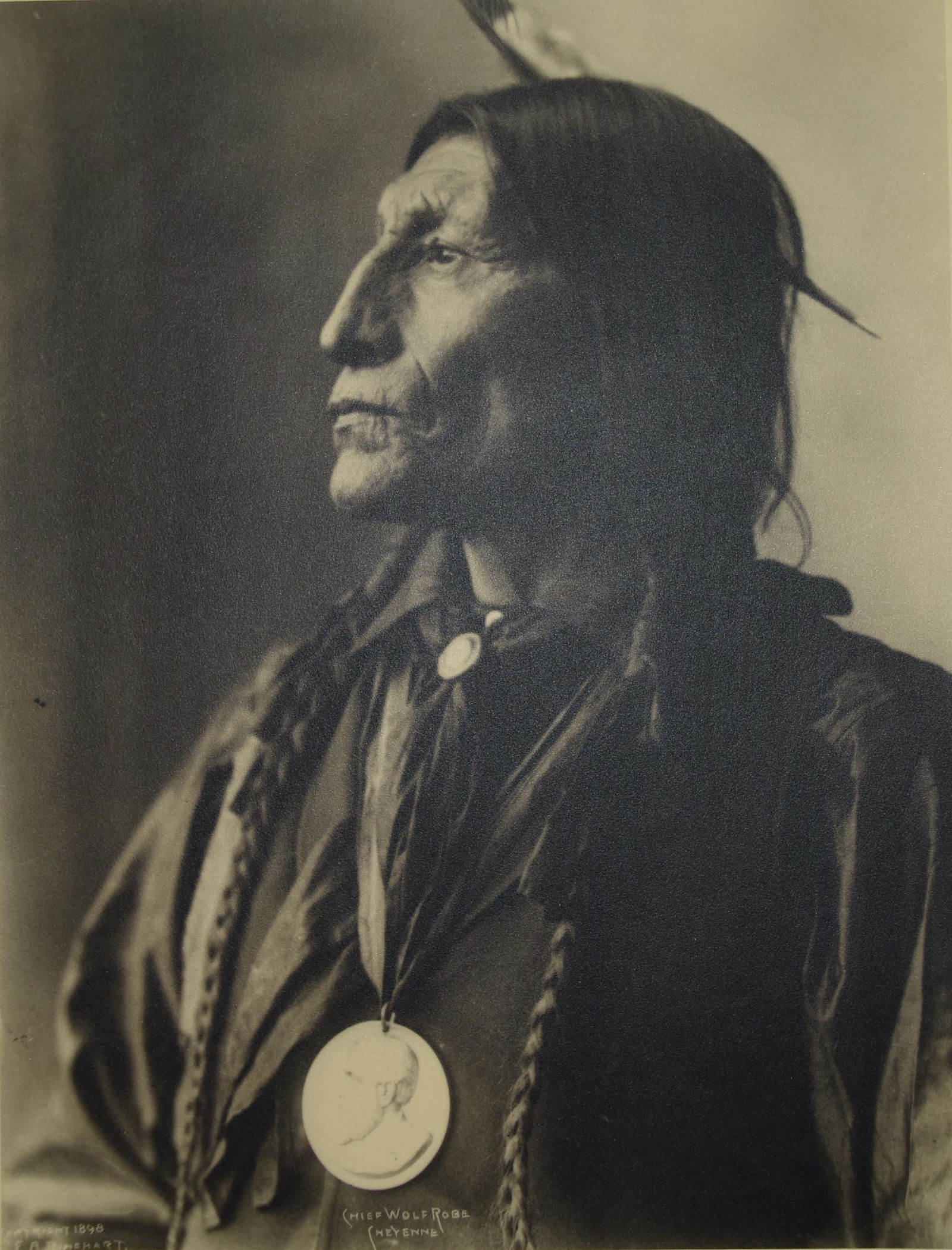 Chief Wolf Robe, Chief Of The Cheyennes Photo Print,