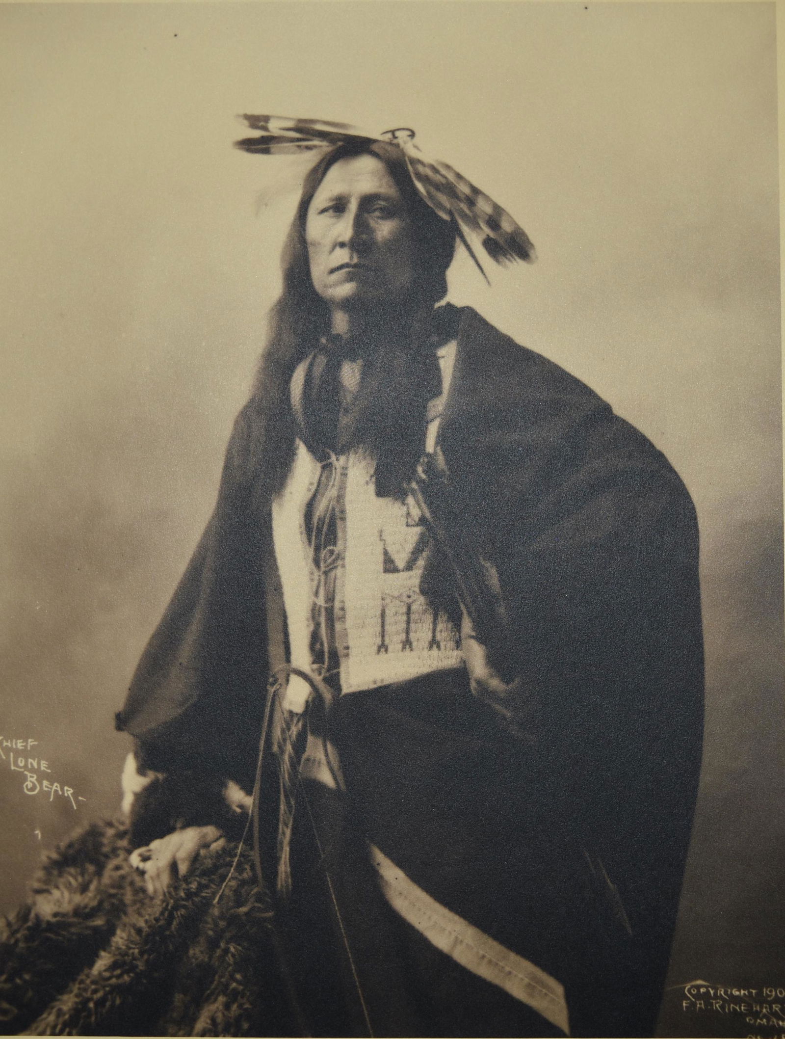 Chief Lone Bear, Sioux Photo Print, Late 1800s-Early - Jan 12, 2020 ...