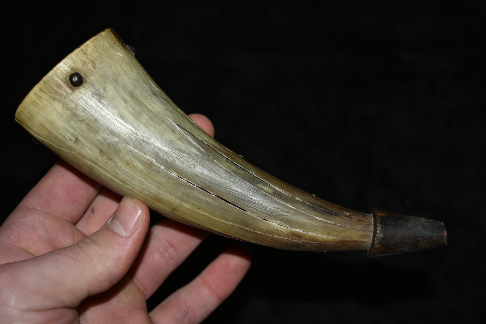 7" Gun Powder Horn, Mid 1800s - Feb 13, 2020 | Heartland Artifact ...