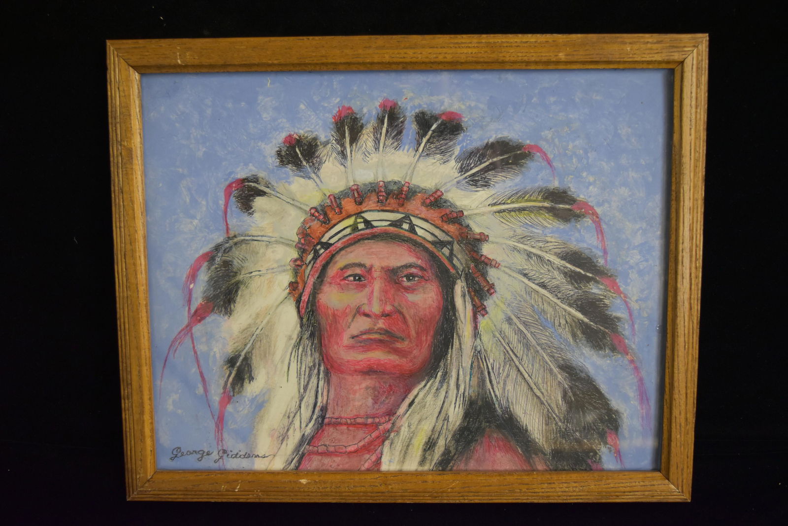George Molnar Incredible Native American Oil Painting - Jul 11, 2015 ...