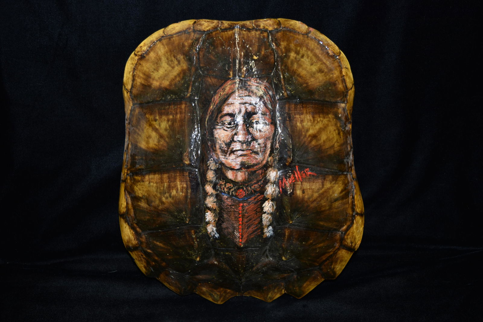 16" Snapping Turtle Shell with Sitting Bull Painting, - Jun 14, 2020 ...