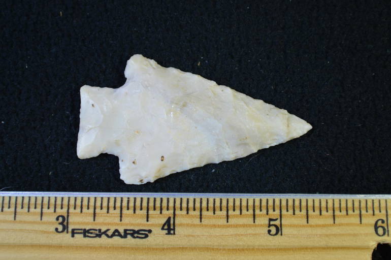 2 1/4" Kirk Corner Notched Arrowhead