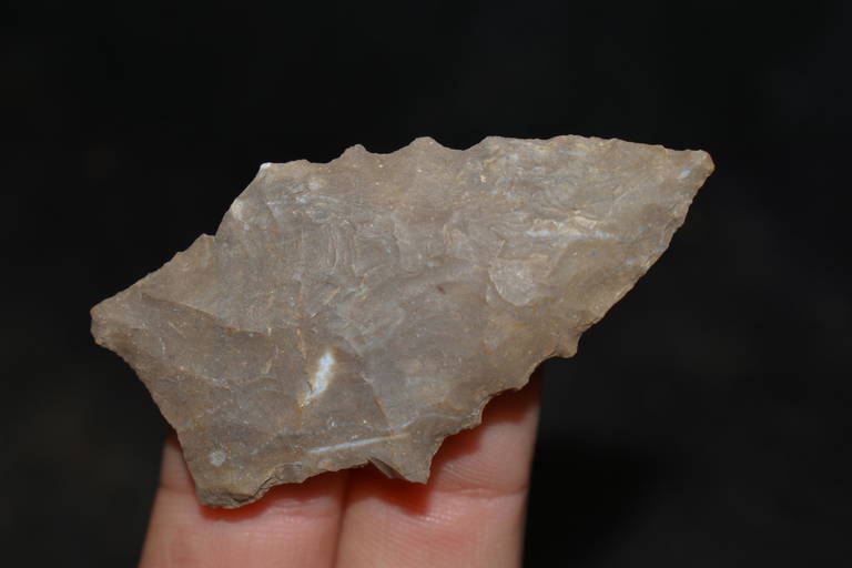 2 1/8" Corner Notch Point, Native American Artifacts