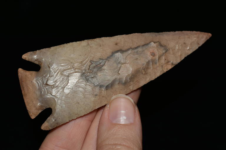 4" Corner Notch Point, Reproduction, Great Study Relic