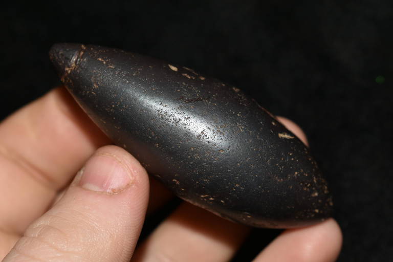 3" Hematite Plummet, Native American Artifacts
