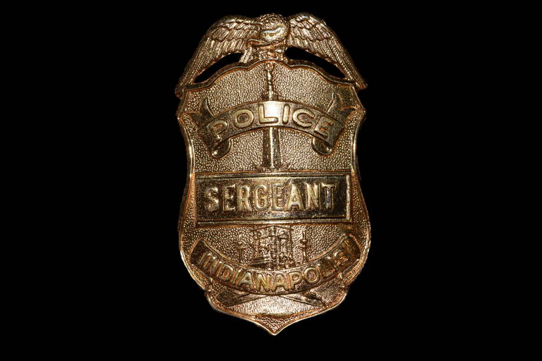 Indianapolis Police Badge/pin Sergeant