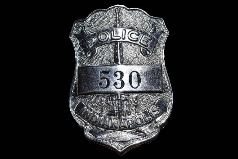 Indianapolis Police Badge/pin Silver