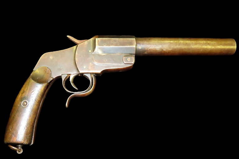 Late 1800's To Early 1900's Flare Gun, Working Condition, Huge Barrel ...