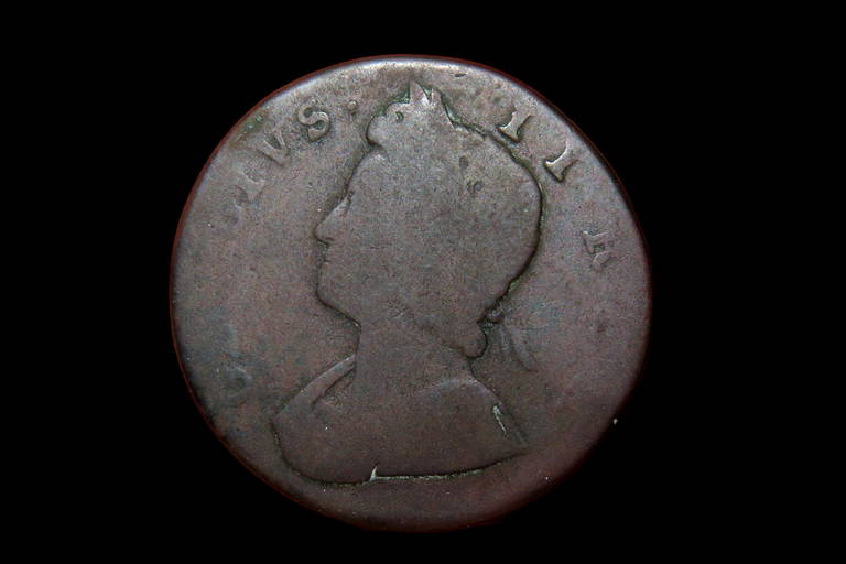 1731 DATED EARLY COLONIAL ERA COIN, NICE DETAILS, 291 YEAR OLD COIN ...