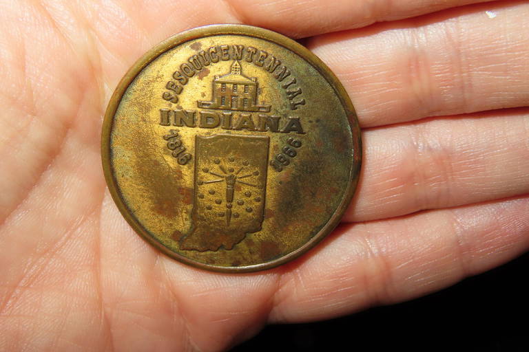 1 Indiana Commemorative 1816-1966 Coin - May 15, 2022 | Heartland ...