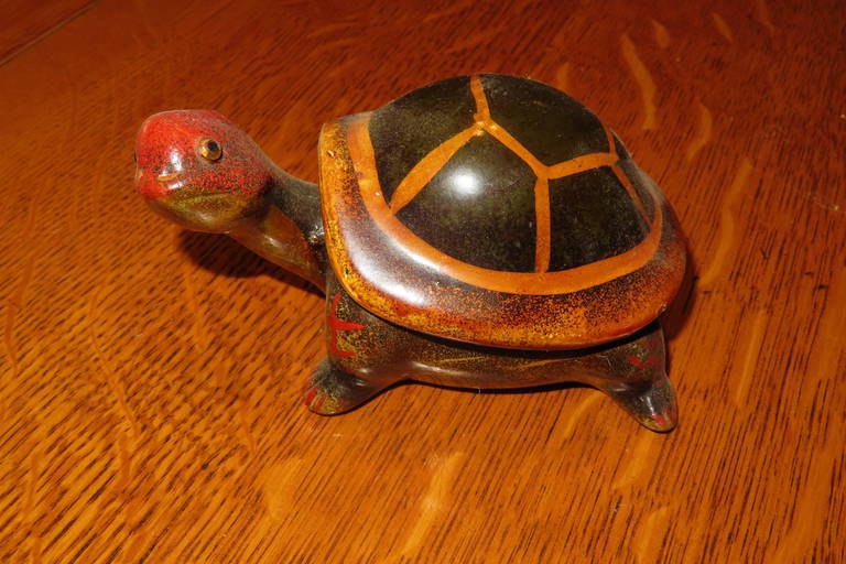 VINTAGE CERAMIN TURTLE WITH REMOVABLE SHELL NO SIGNATURE (#0025) on Jun ...