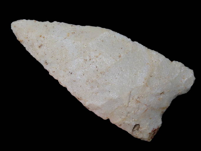 5 1/4" Hixton Quartz Archaic Knife, Dickey Coa, Found In Trempealeau ...