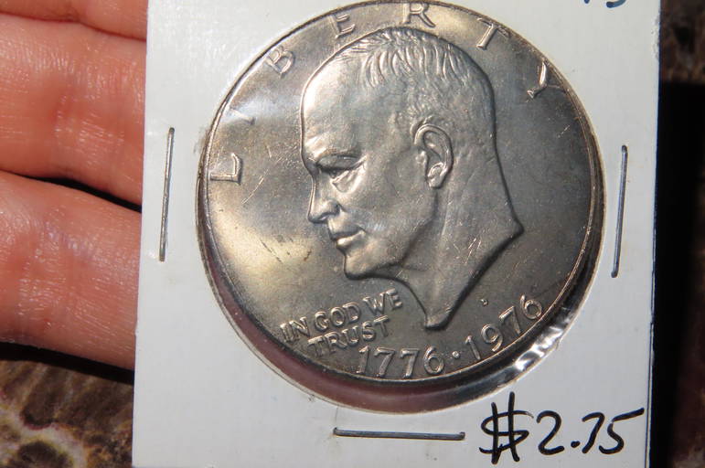 1776-1976 Bicentennial Eisenhower US Dollar Coin (#0072A) on Feb 26 ...