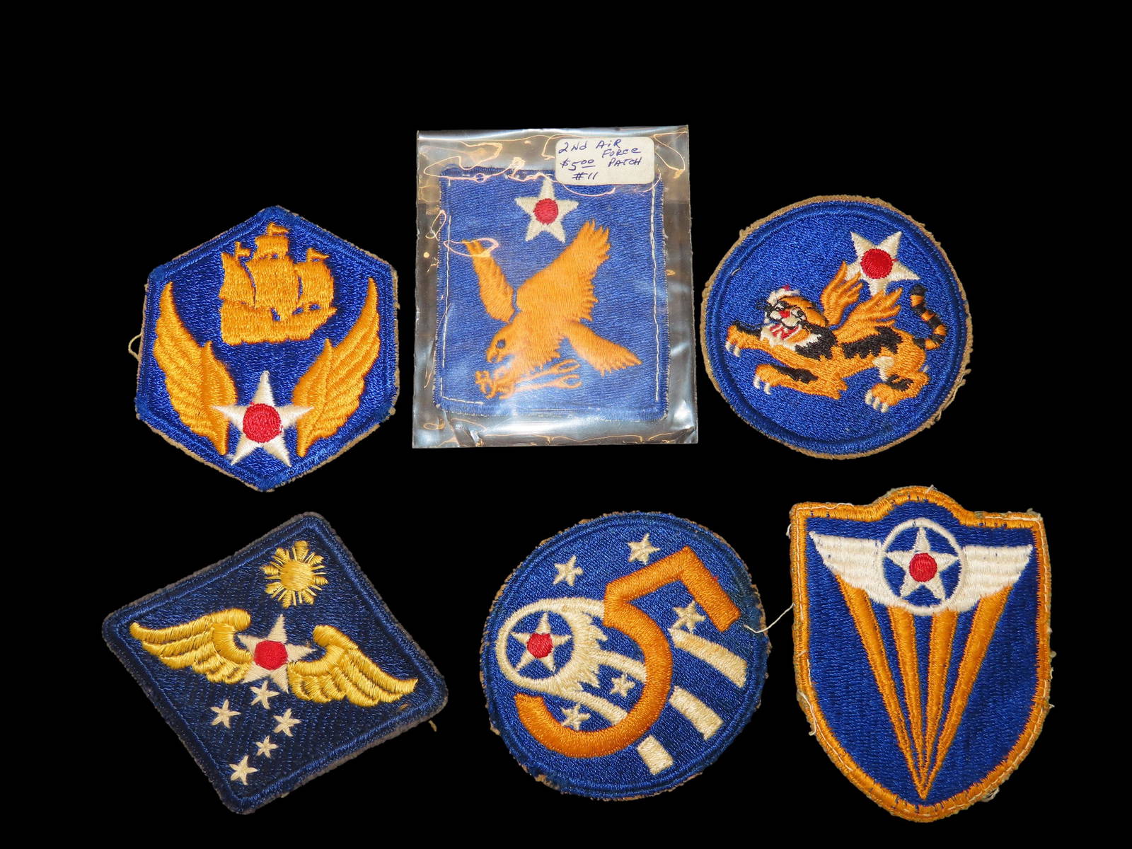 Military Patch Lot Ww1 Ww2 Wwii Wwi United States Army Air Force Etc ...