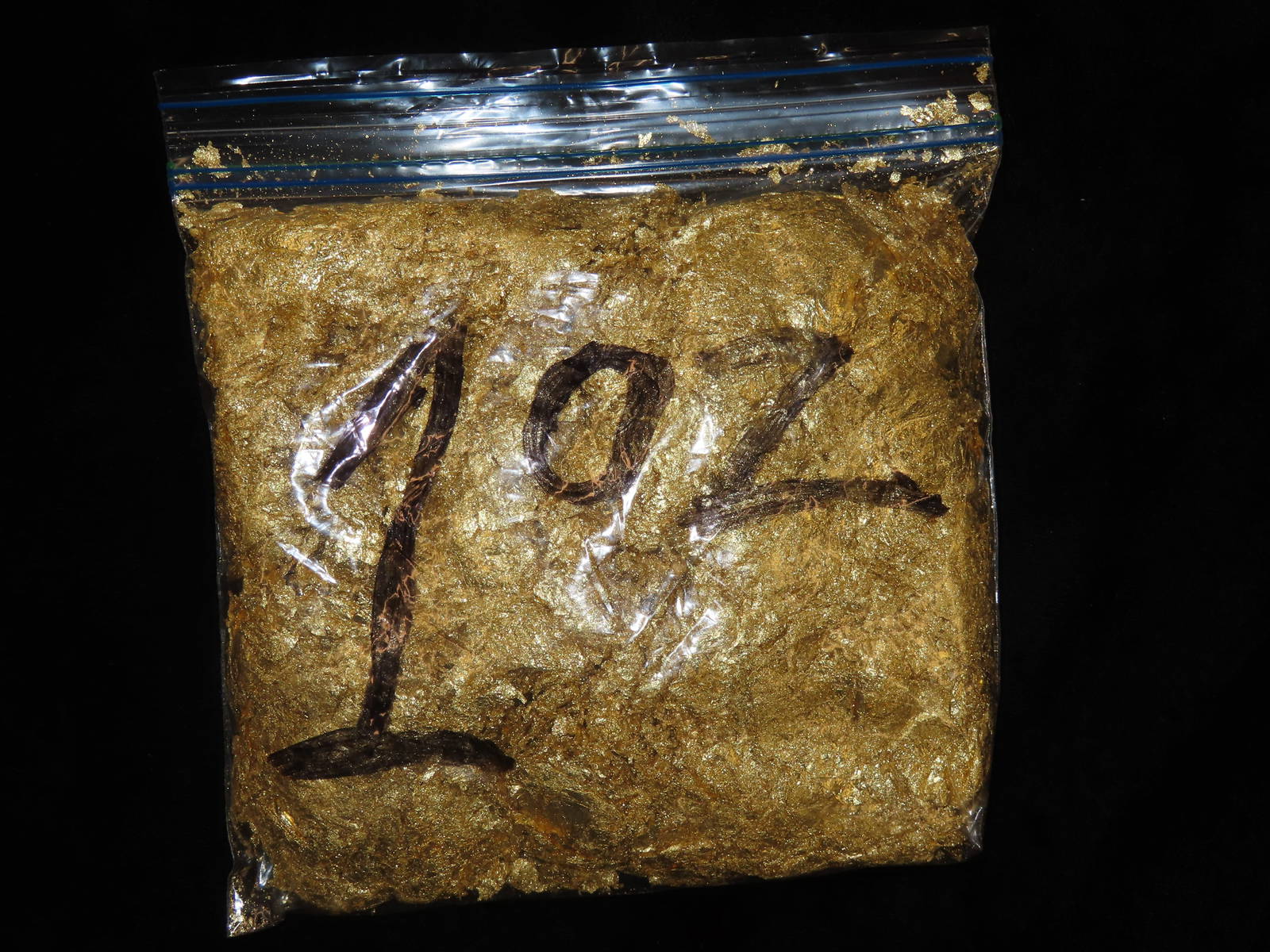 1 Ounce Gold Flake, Test Positive Auction