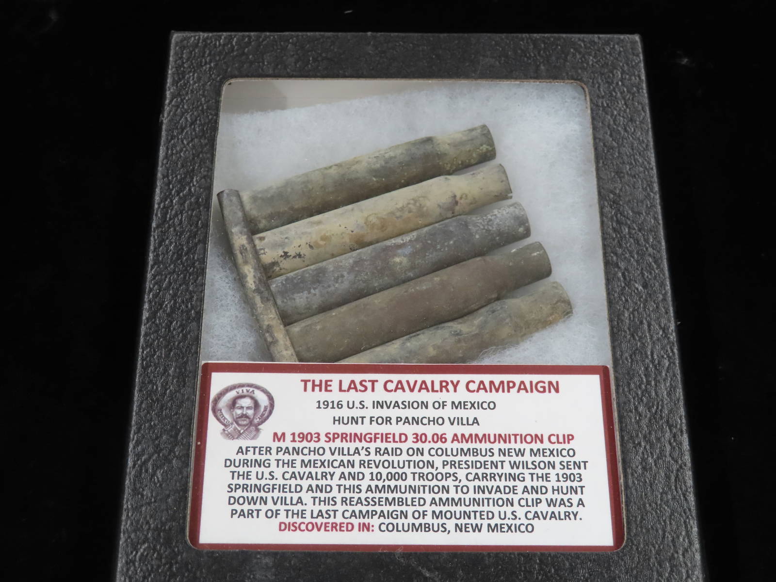 M 1903 Springfield 30-06 Ammunition Clip From The 1916 Last Cavalry ...