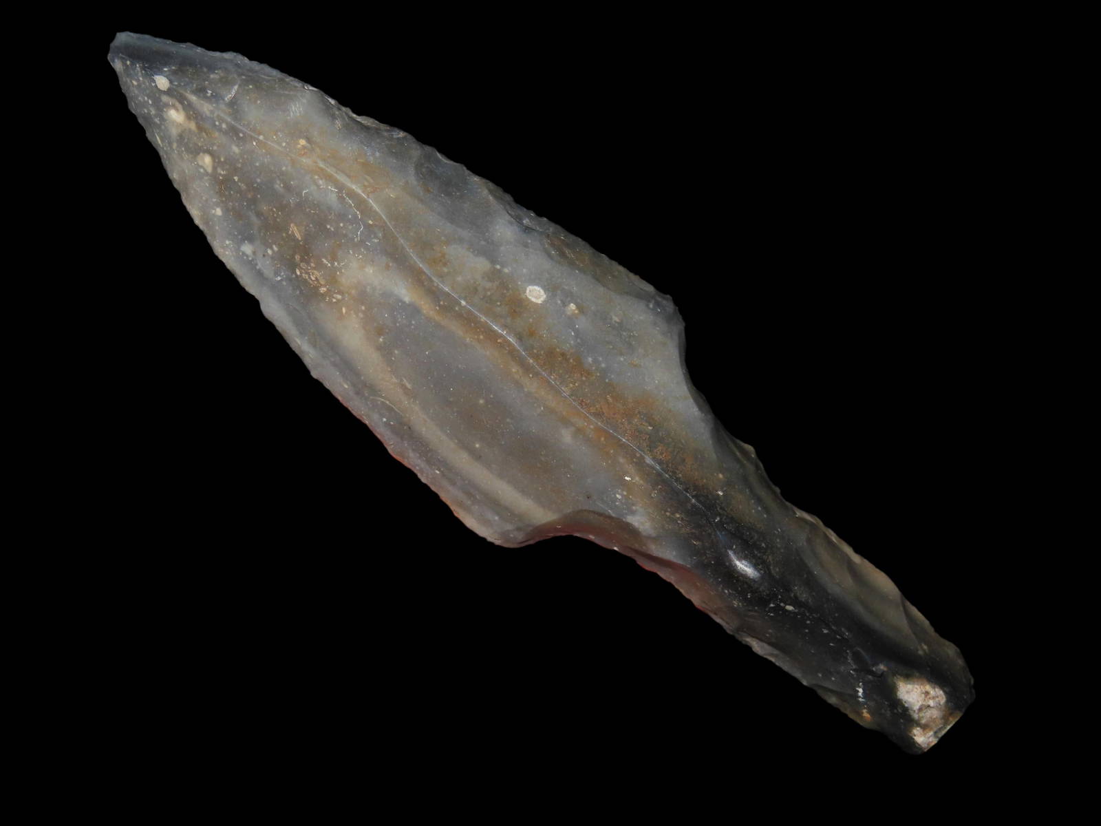 7 1/8" Mayan Dagger From New River, Belize, Precolumbian Knife / Spear ...