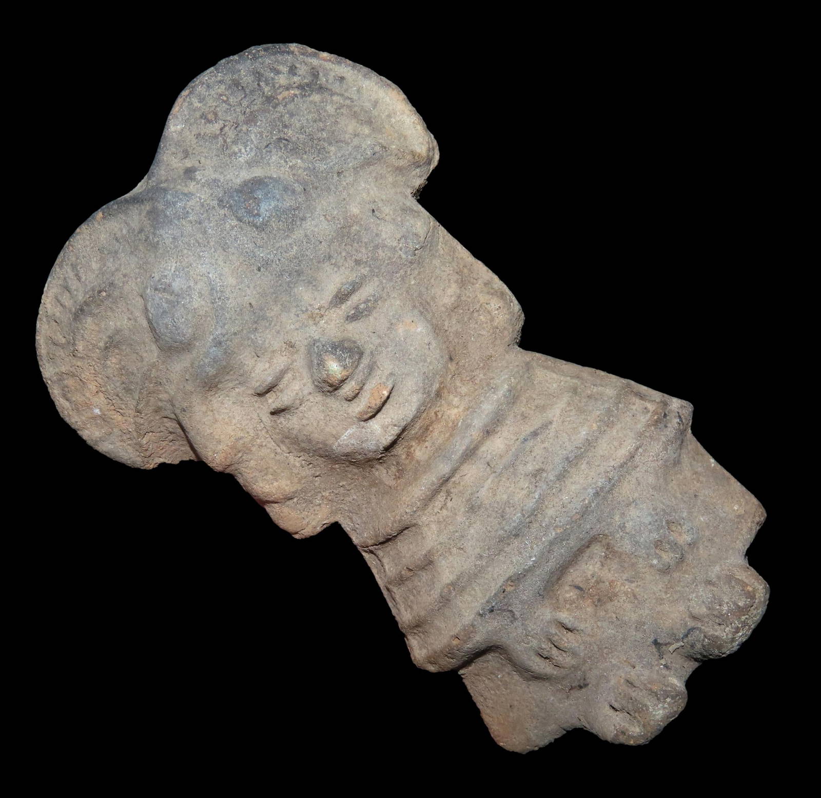 Precolumbian Aztec Pottery Human Effigy Figure, Idol, Statue, Nicely ...