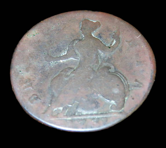 1731 Dated Early Colonial Era Coin, Nice Large Early Copper, About The ...