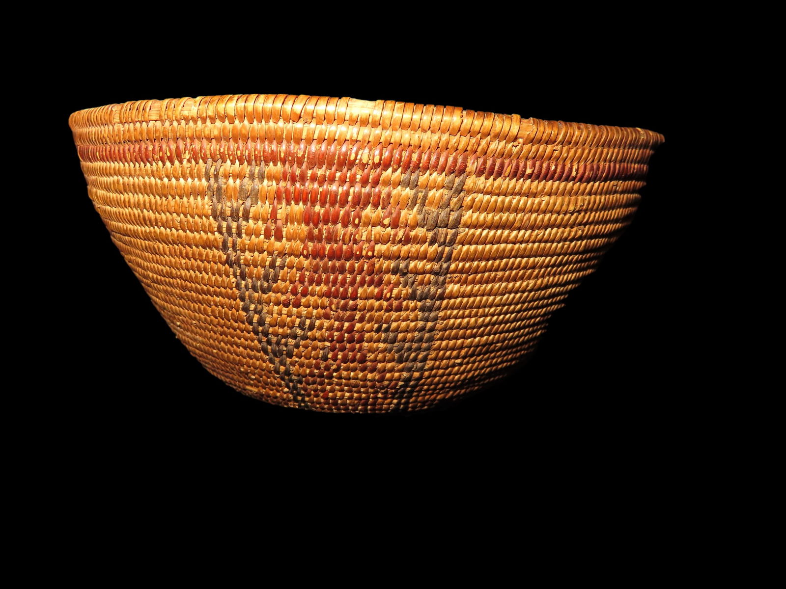 3" X 6 1/2" Yokuts Basket Ca. 1890-1910- The Yokuts Lived In Tribes ...