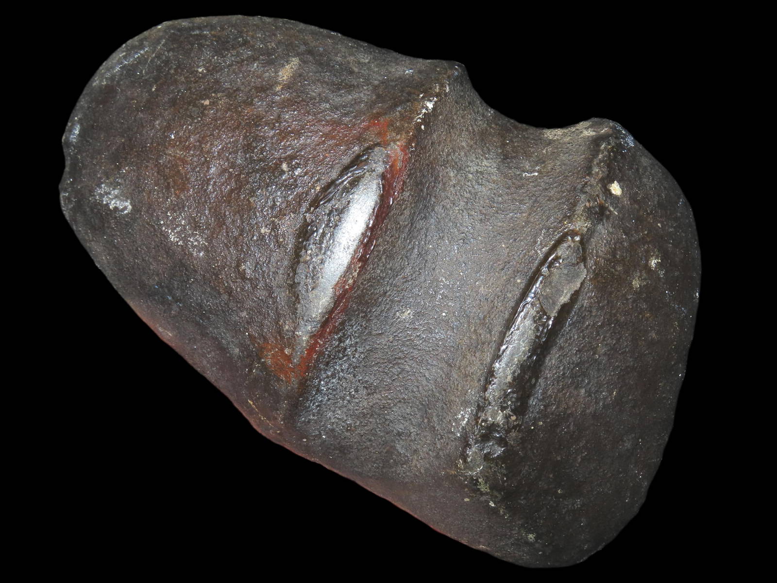 7 3/4" 3/4 Grooved Axe, Central States, Ex Randall May Auction