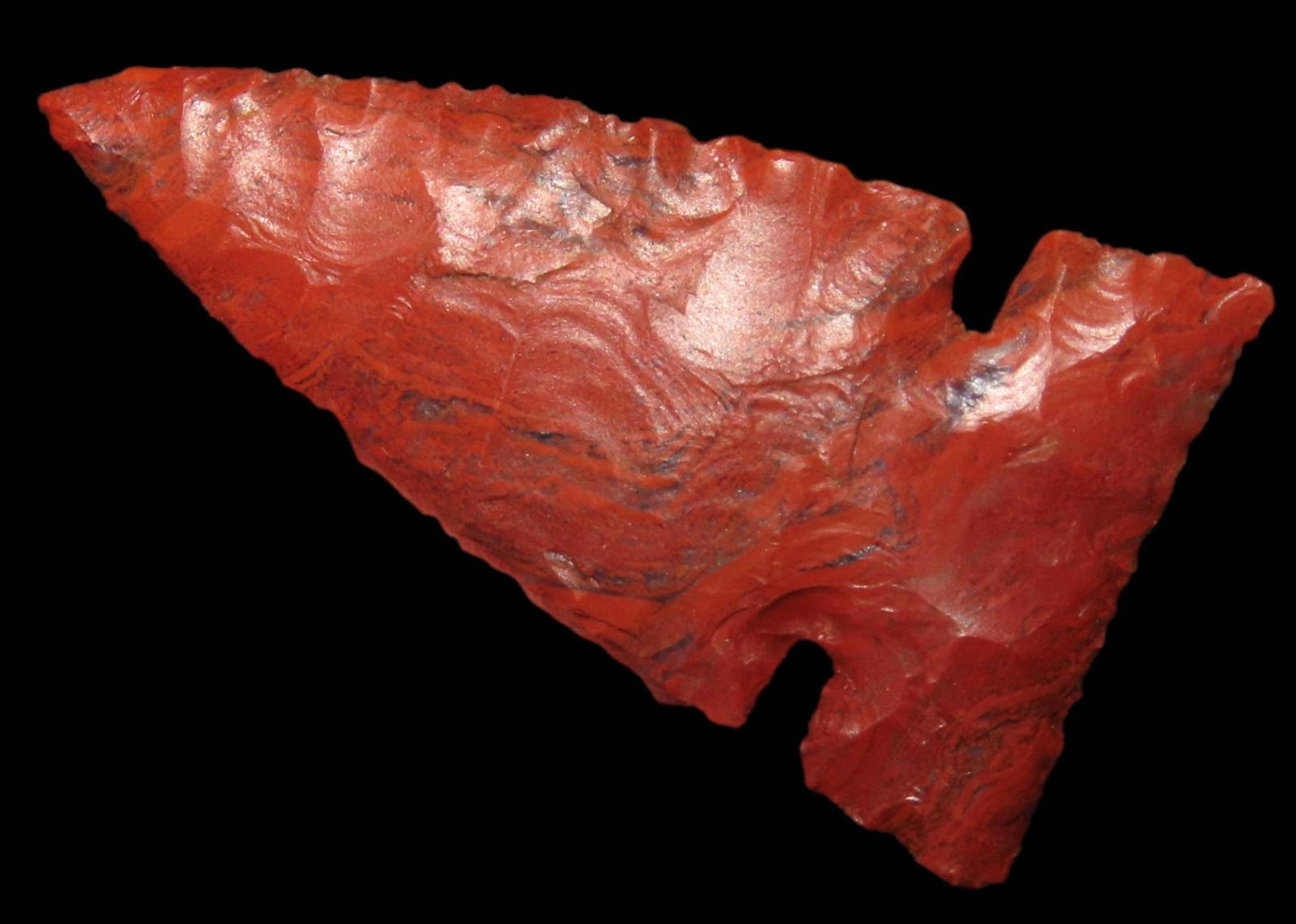 1 1/2" Perfect G10 Plains Side Notch Gem Point, Incredible Piece Of ...