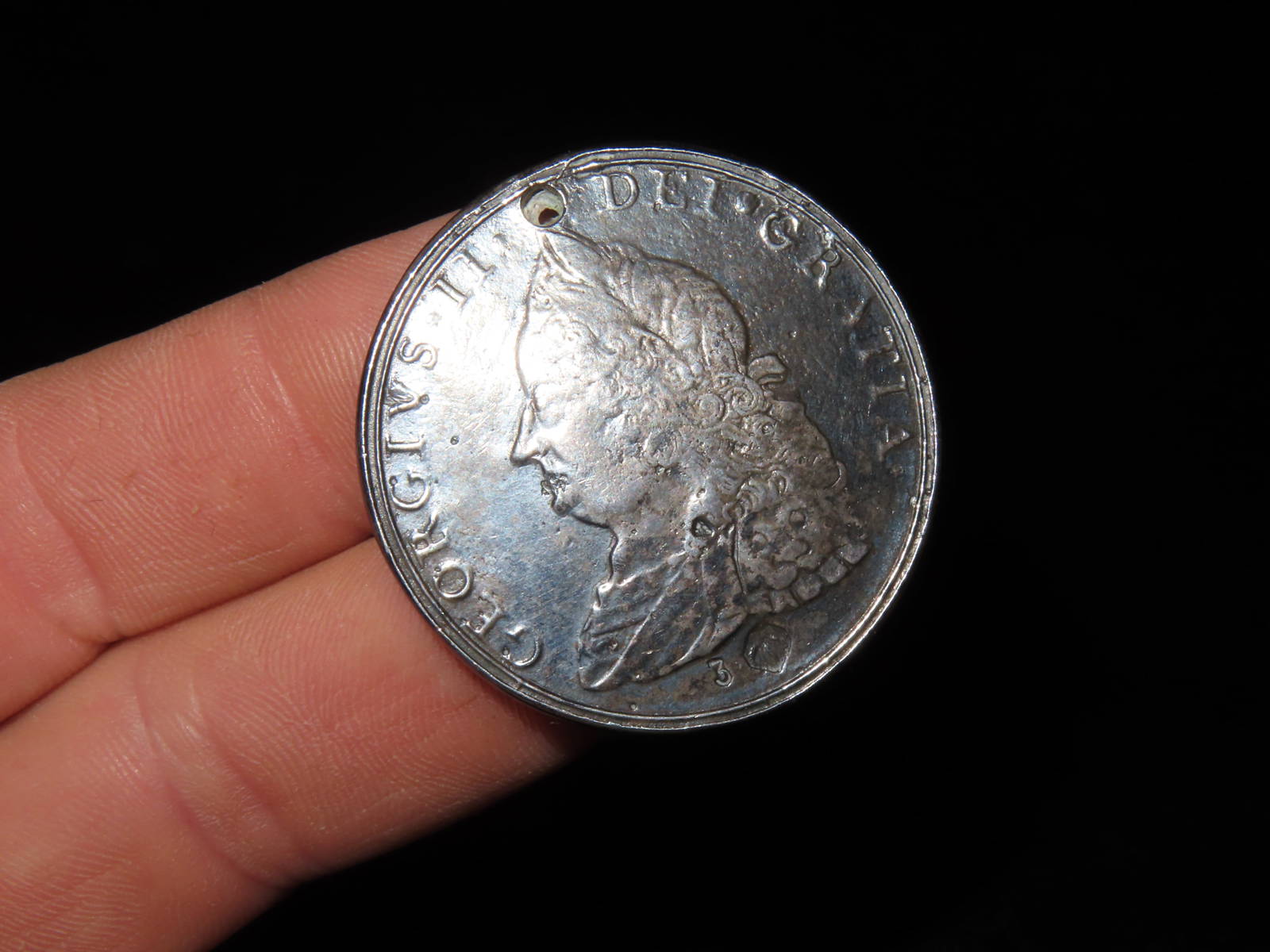 1757 King George Ii Coin Pendant ***reproduction*** Auction