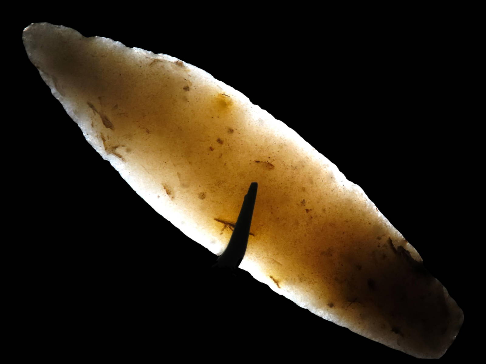 5" Hixton Agate Basin Found In Wisconsin, Dickey Coa, Ex Gary Mumaw And ...