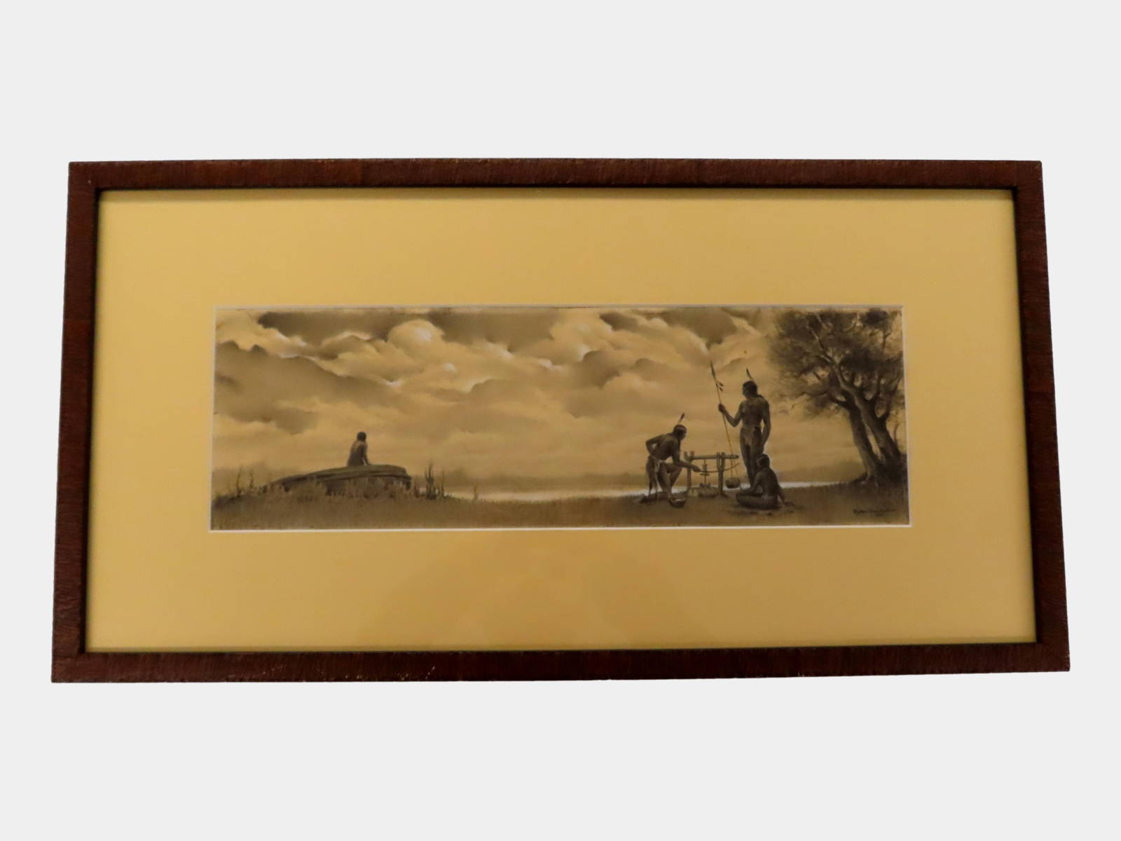 Original Artwork By Byron Knoblock In 1938 Depicting Of The Original ...