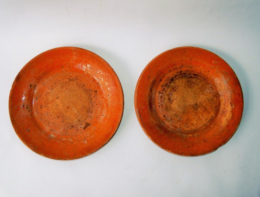 TWO REDWARE PLATES - Apr 22, 2020 | D.L. Straight Auctioneers in MA