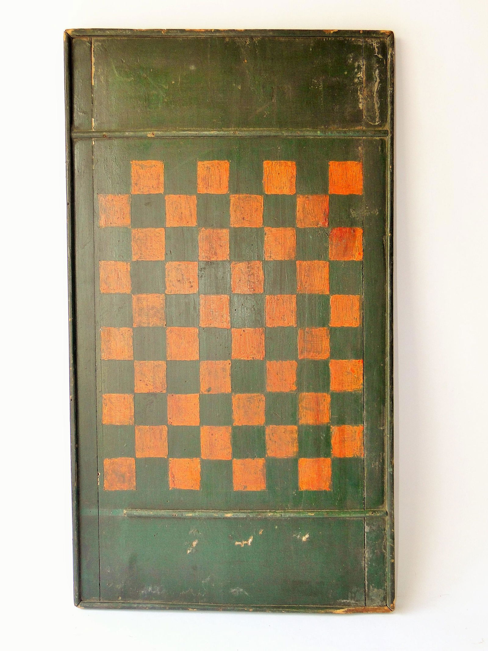 19th C Painted Checkerboard