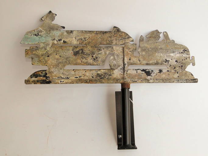 FIRE TRUCK FORM COPPER WEATHERVANE (#0031) on May 28, 2022 | D.L ...