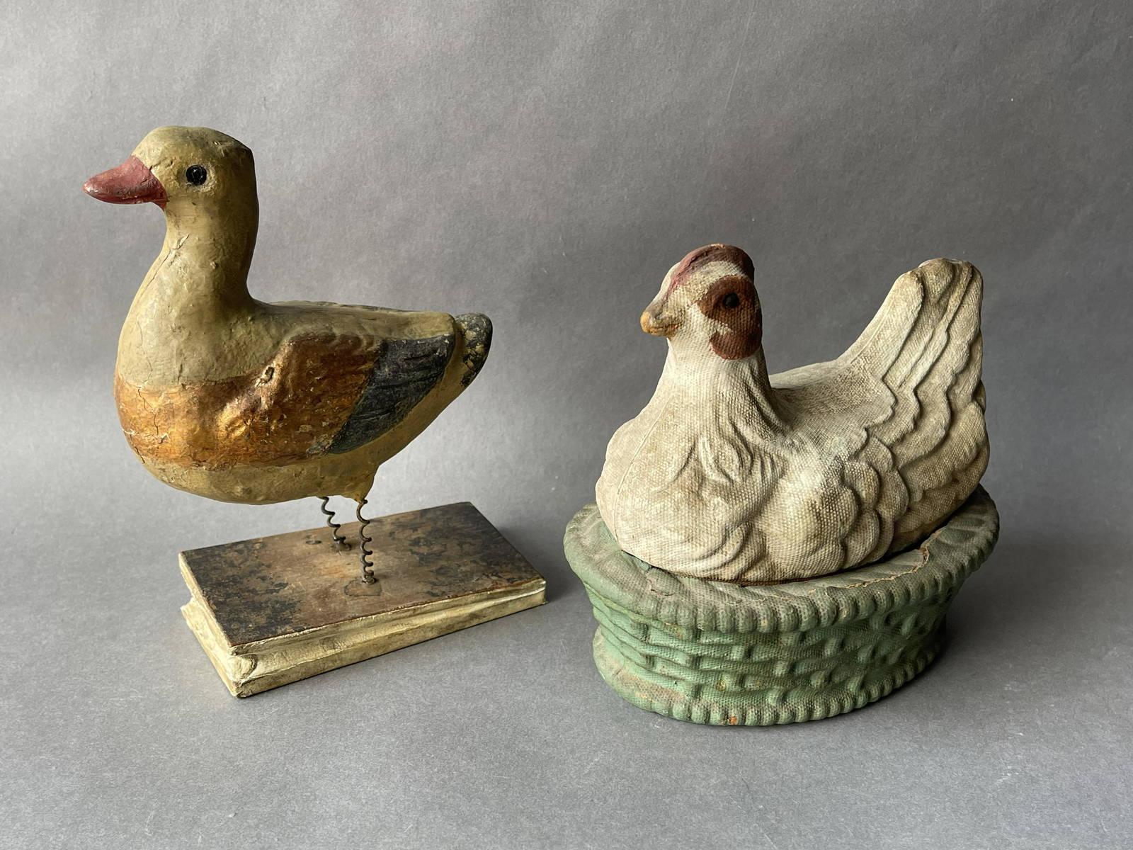 Antique Squeak Toy ,candy Container Auction