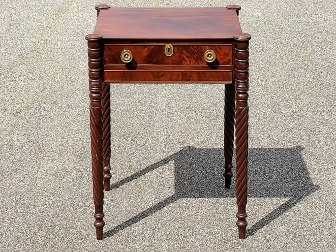 One Drawer Federal Sewing Stand