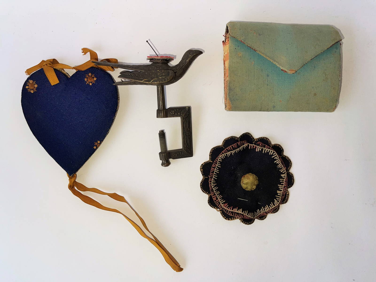 1850 Sewing Bird Clamp B&h Bradley And Hubbard ) With Pin Keepers Auction