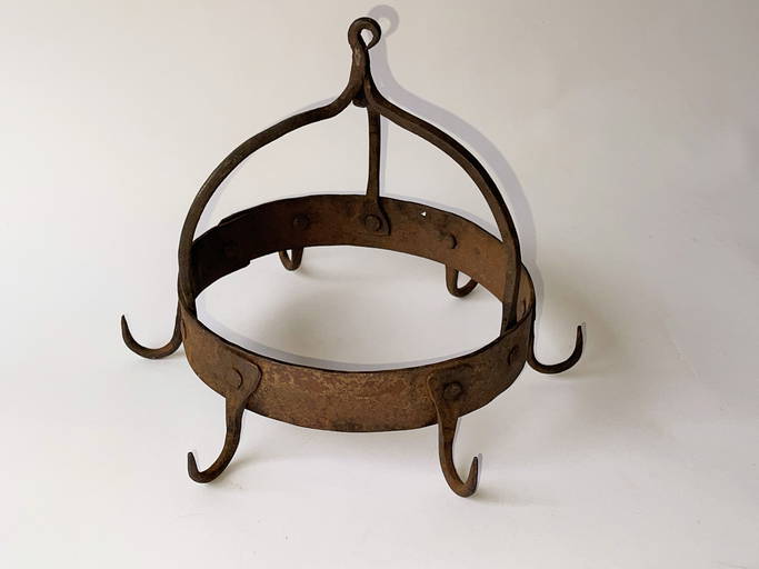 Forged Iron Hanging Implement Rack