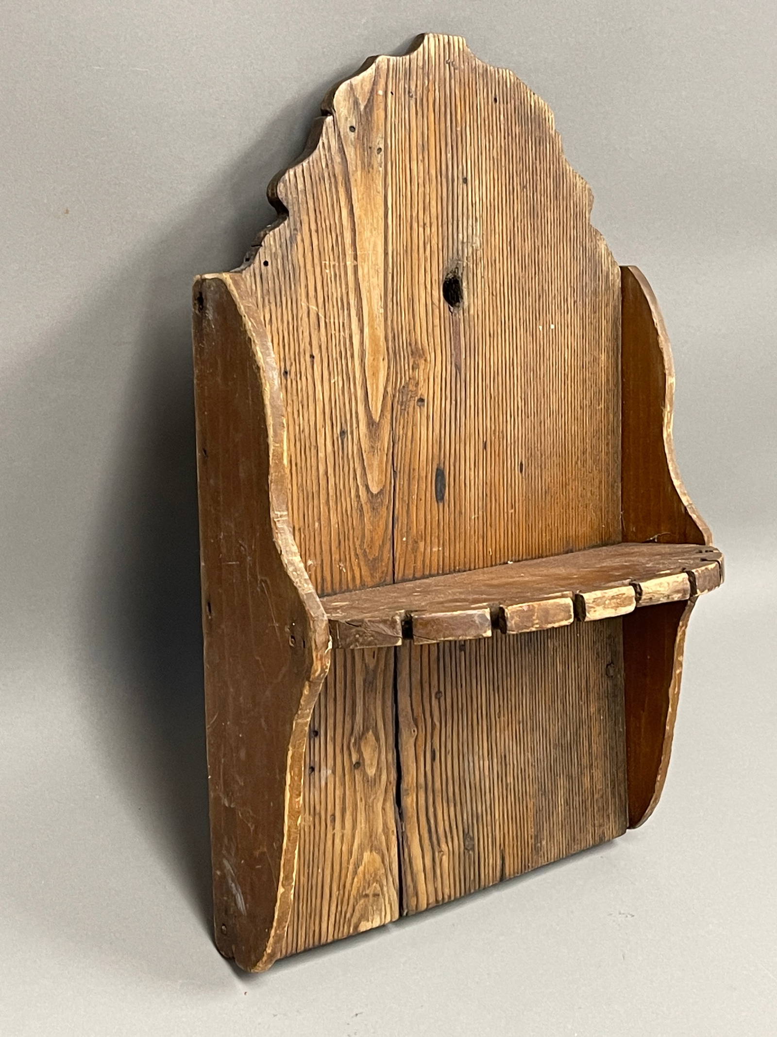 Country Spoon Rack In Old Surface C. 1800-1820's Auction