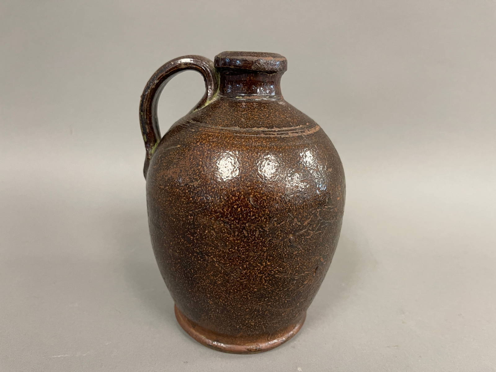 Early Redware Jug Auction