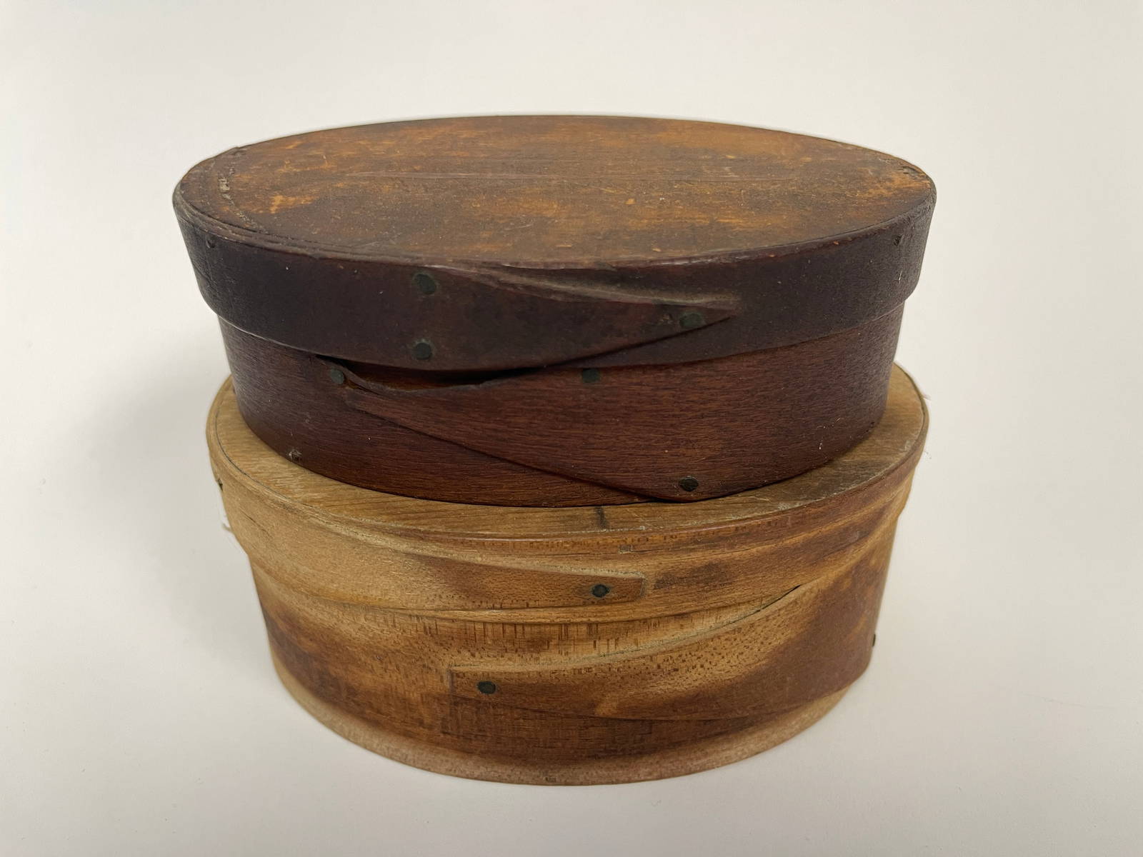 Two 19th C Single Lapped Pantry Boxes Auction