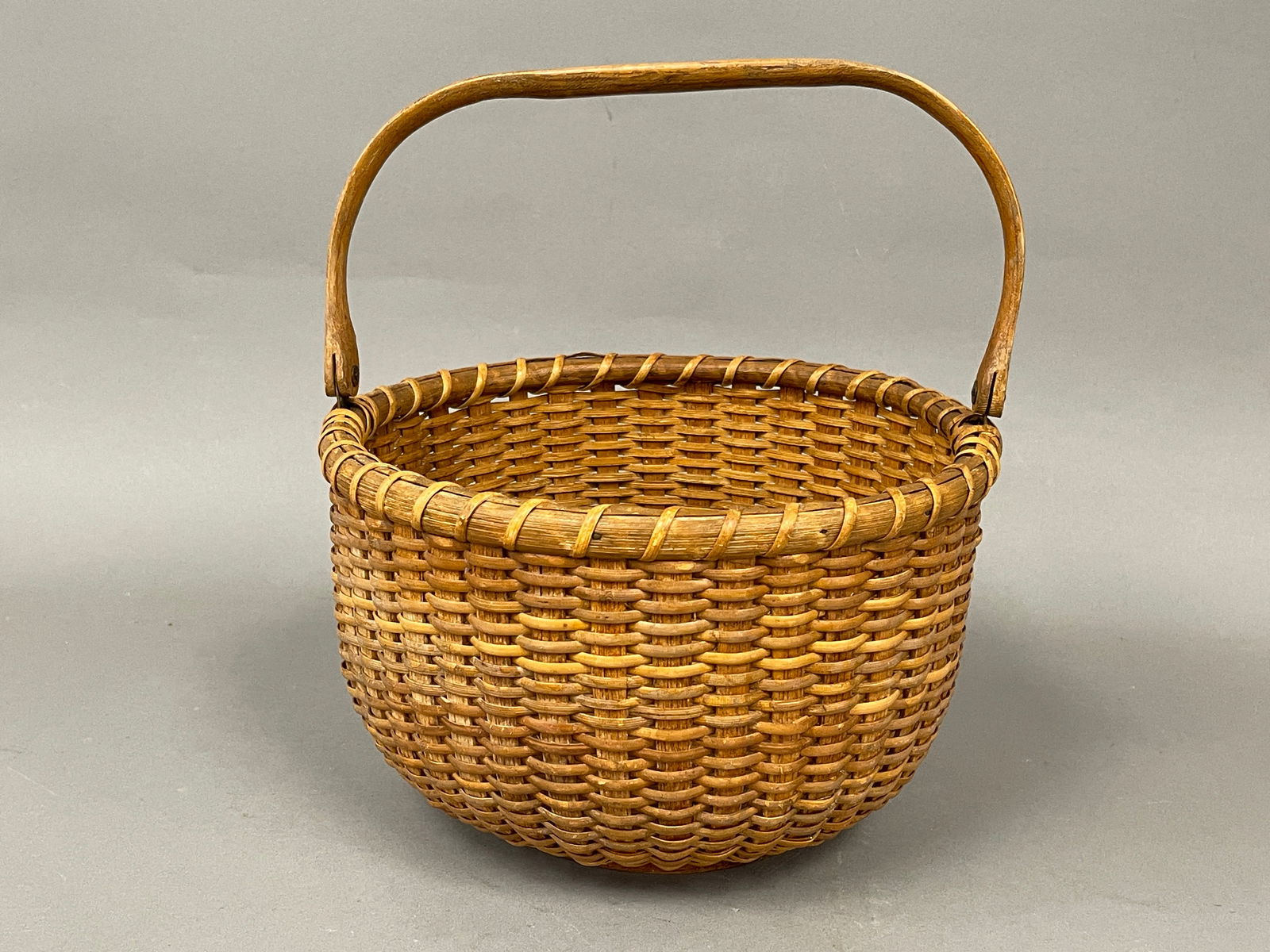 19th C Nantucket Lightship Basket Signed Mitchell Ray - Oct 12, 2024 ...