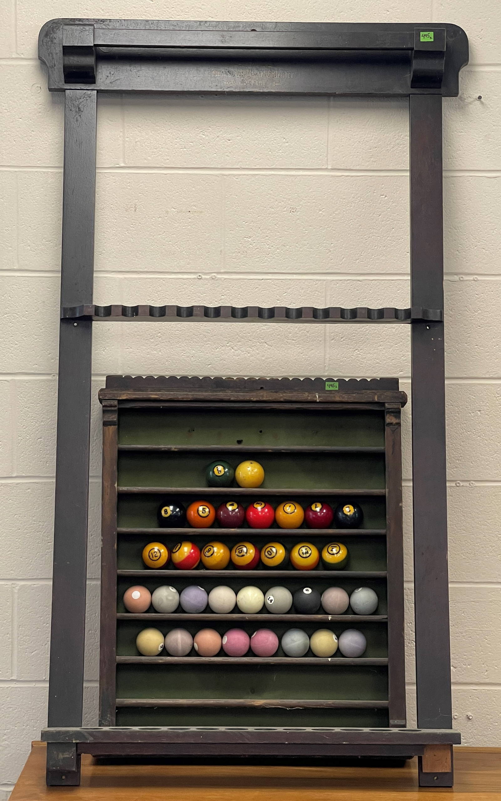 Two Billiard Racks And Pool Balls - Jun 07, 2025 | D.l. Straight ...