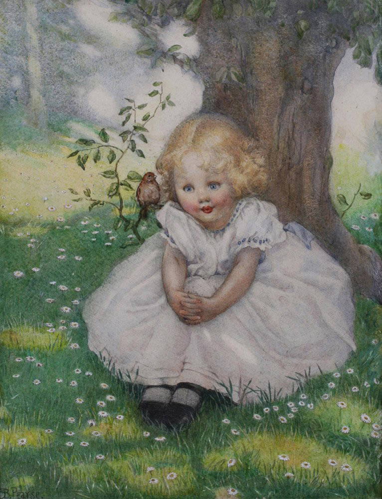 Susan Beatrice Pearse (1878-1980) Fairy Tale Watercolor Painting Auction