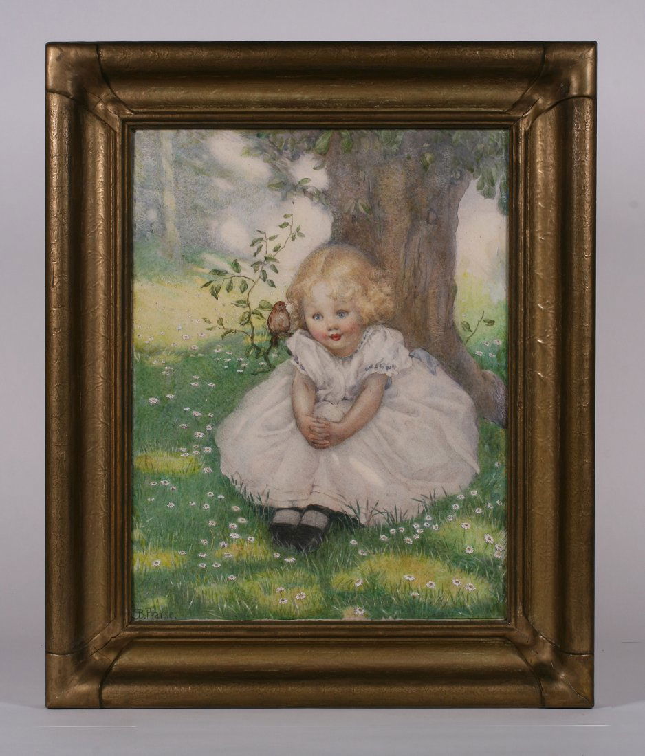 Susan Beatrice Pearse (1878-1980) Fairy Tale Watercolor Painting Auction