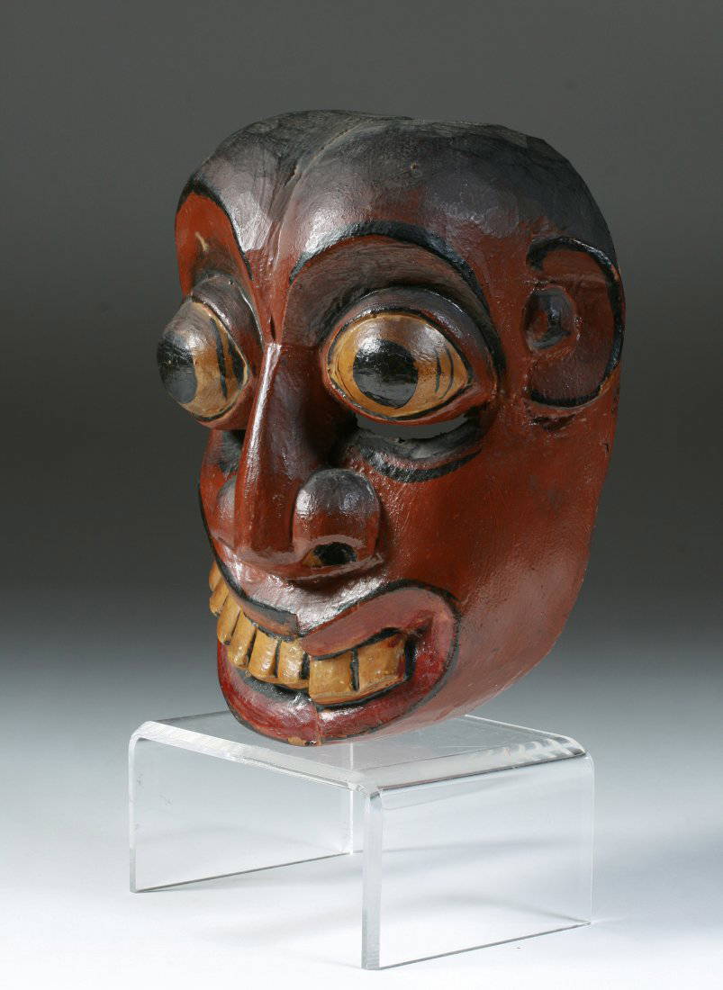 Sri Lanka Sanni Mask - Ceylon - Provenance - 19th Century Auction