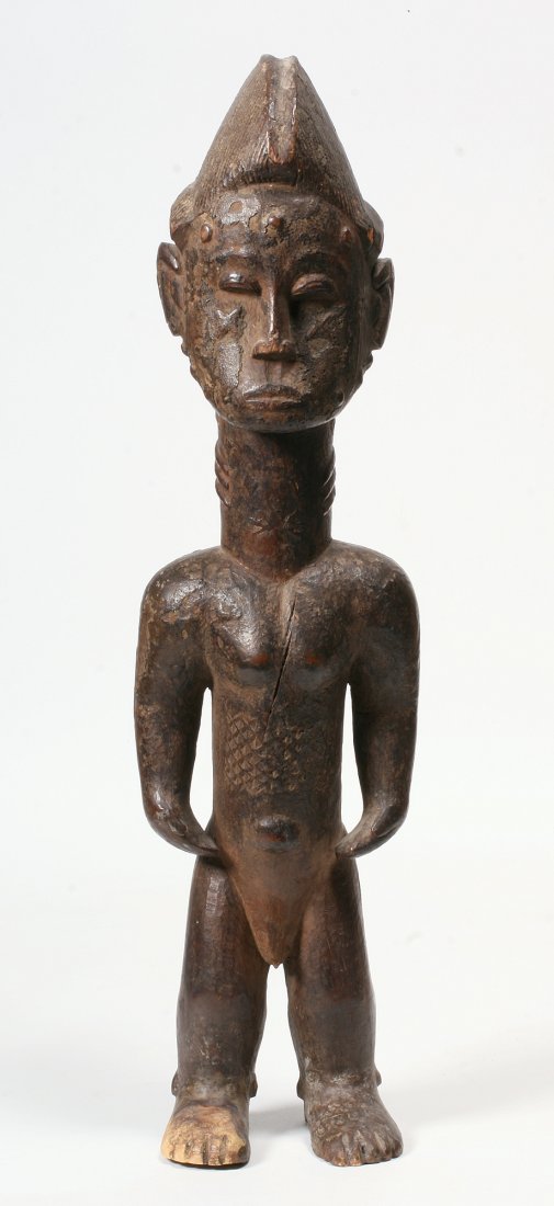 Baule - Bete Male Ancestor Figure - African Early 20th Century Auction