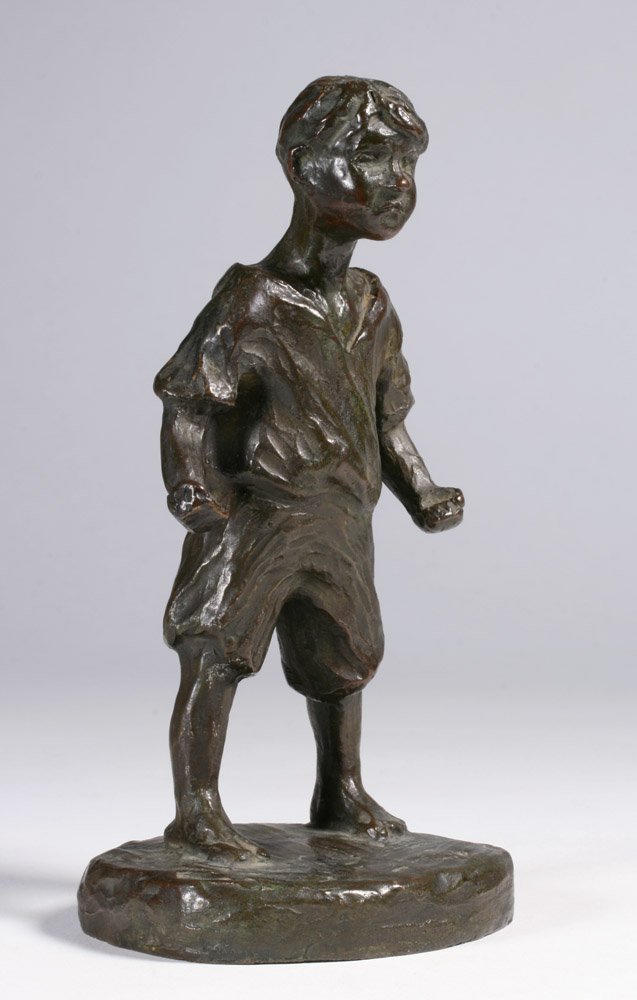 Signed American Bronze Sculpture-Roman Bronze Works NY